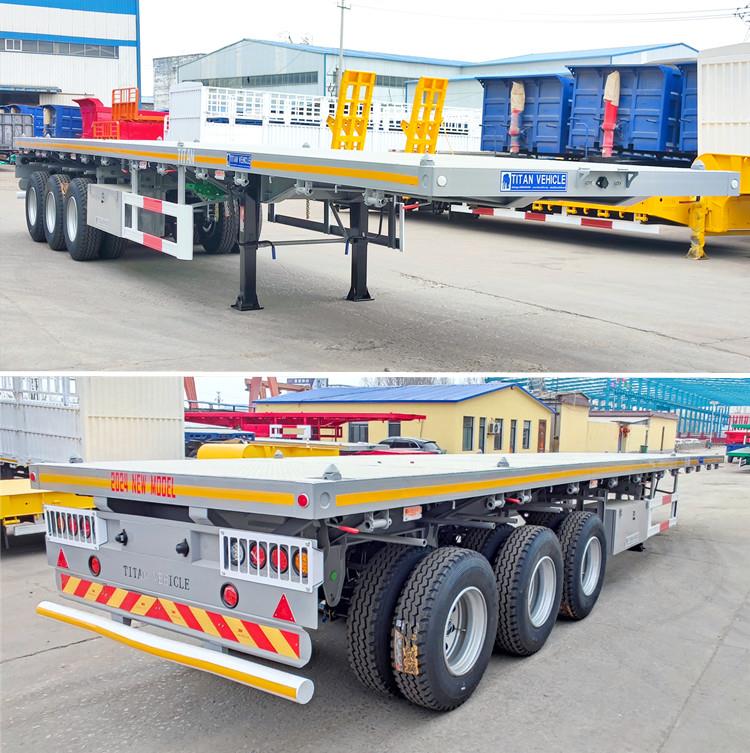 Trailer con plataforma de 12 metros ferbus 3 ejes fruehauf 40 pies en ...