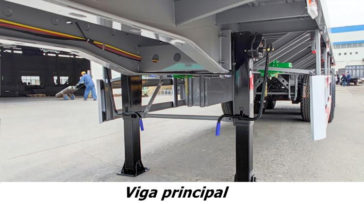 Trailer con plataforma de 12 metros ferbus 3 ejes fruehauf 40 pies en ...