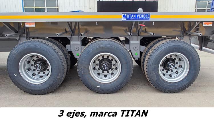 Trailer con plataforma de 12 metros ferbus 3 ejes fruehauf 40 pies en ...